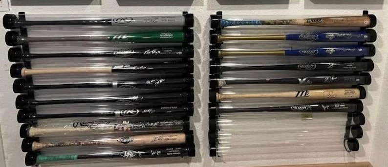 Baseball Bat Display Rack for Display Tubes 8 Bat Display - Etsy