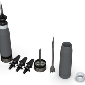 M829 APFSDS 120 Mm Abrams Tank Round 3d Print Files - Etsy