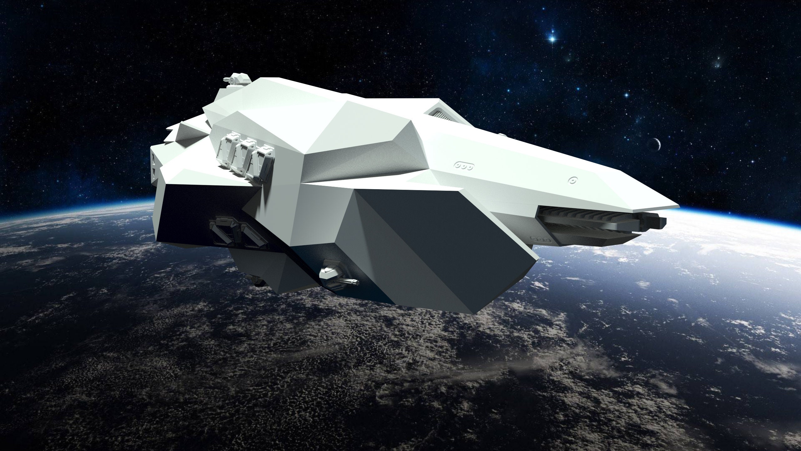 3D Print Amun-ra Stealth Frigate From the Expanse 3D Print Files - Etsy