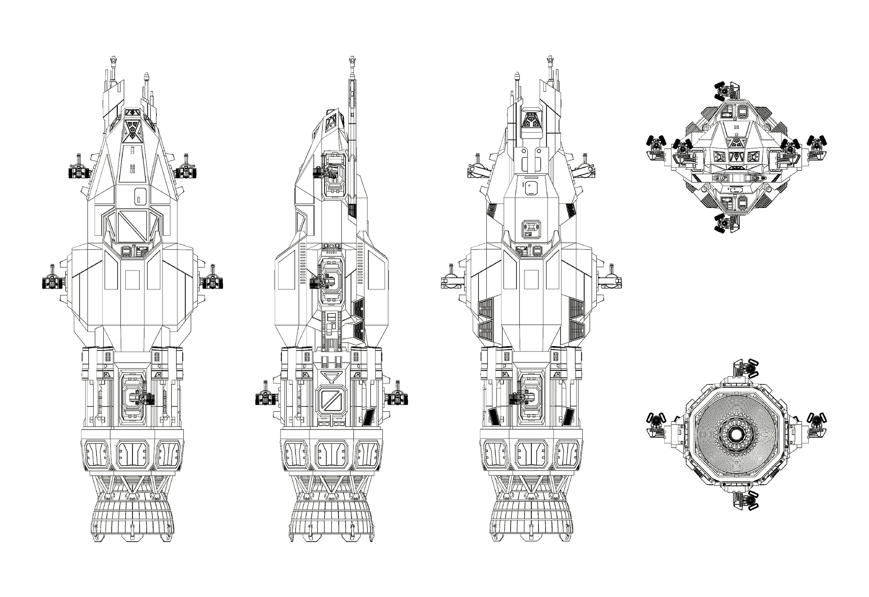 Rocinante Tachi MCRN Corvette Frigate the Expanse 3D Print - Etsy