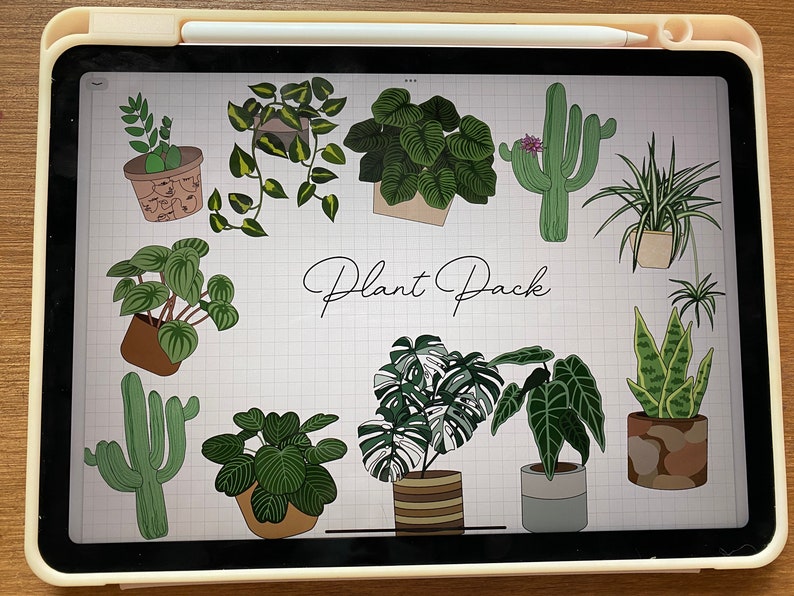 Goodnotes Stickers, Plant Pack, Goodnotes Kit, Best Digital Planner ...