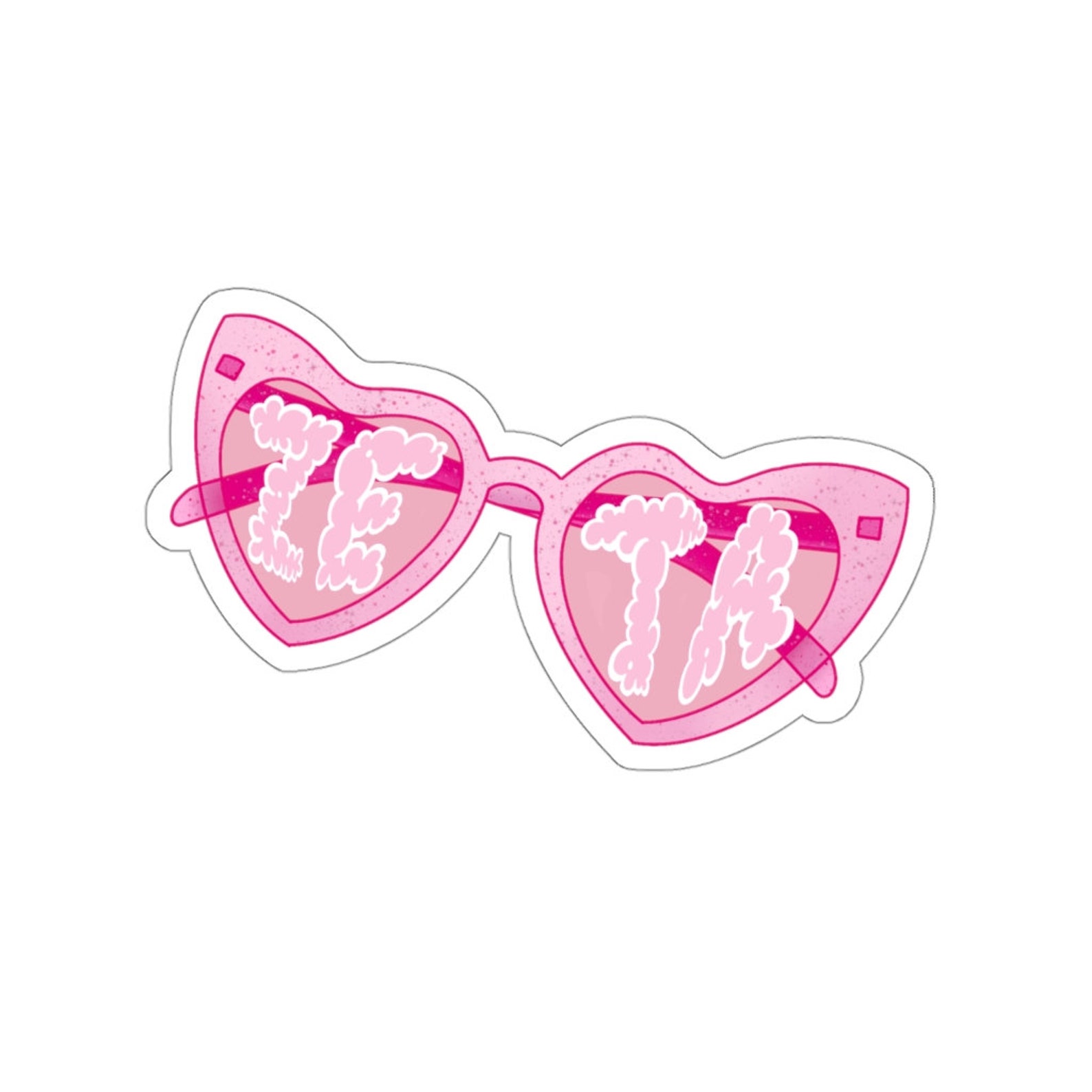 Pink Glasses Zeta Tau Alpha Sticker - Etsy