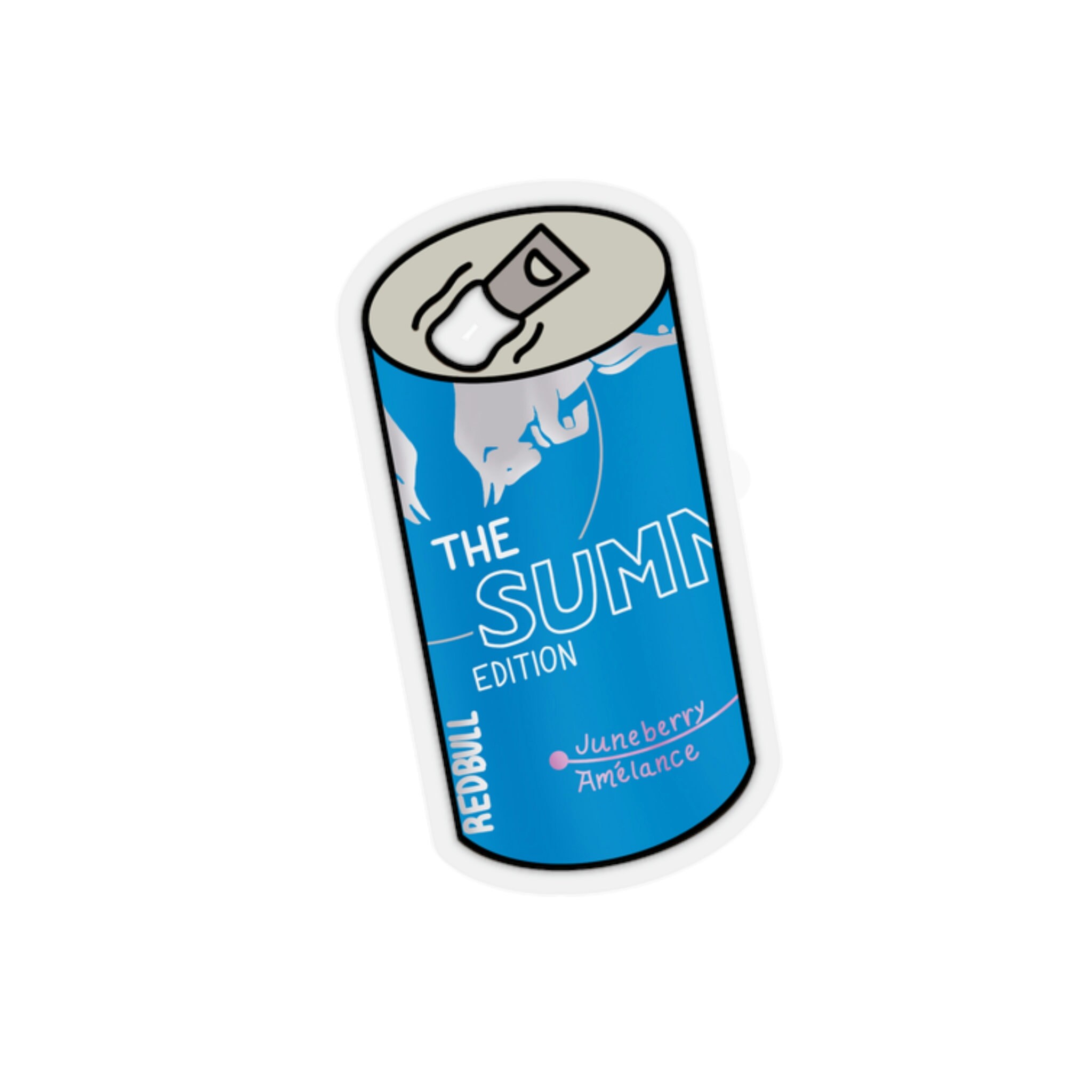 NEW Summer Juneberry Redbull Stickie - Etsy