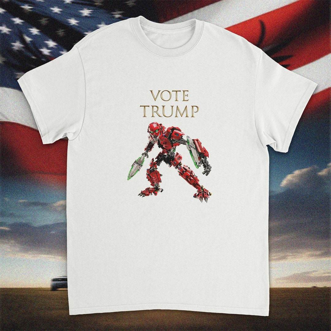 Vote Trump Graphic Tee, Bionicle Lego T-shirt, Political Humor Shirt ...