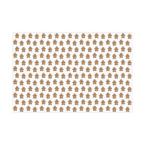 Wrapping Paper, Gingerbread Man Gift Wrap Sheets, Christmas Gift Wrap ...