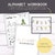 Alphabet Workbook | Letter of the Week | Alphabet Cards - Etsy