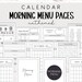 Seasonal Morning Menu Covers Morning Time Binder Covers - Etsy