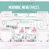 January Bundle | Morning Menu | Winter Themed Printables - Etsy