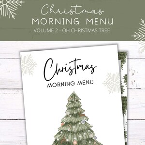Christmas Morning Basket December Morning Menu Homeschool Printables - Etsy