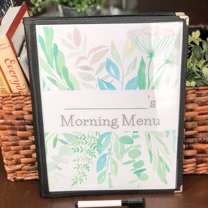 Morning Menu Pages | Homeschool Morning Menu | Calendar Pages | Morning ...