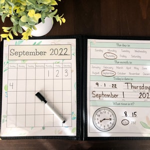 Homeschool Morning Menu Calendar Pages | Morning Time (PDF) - Etsy