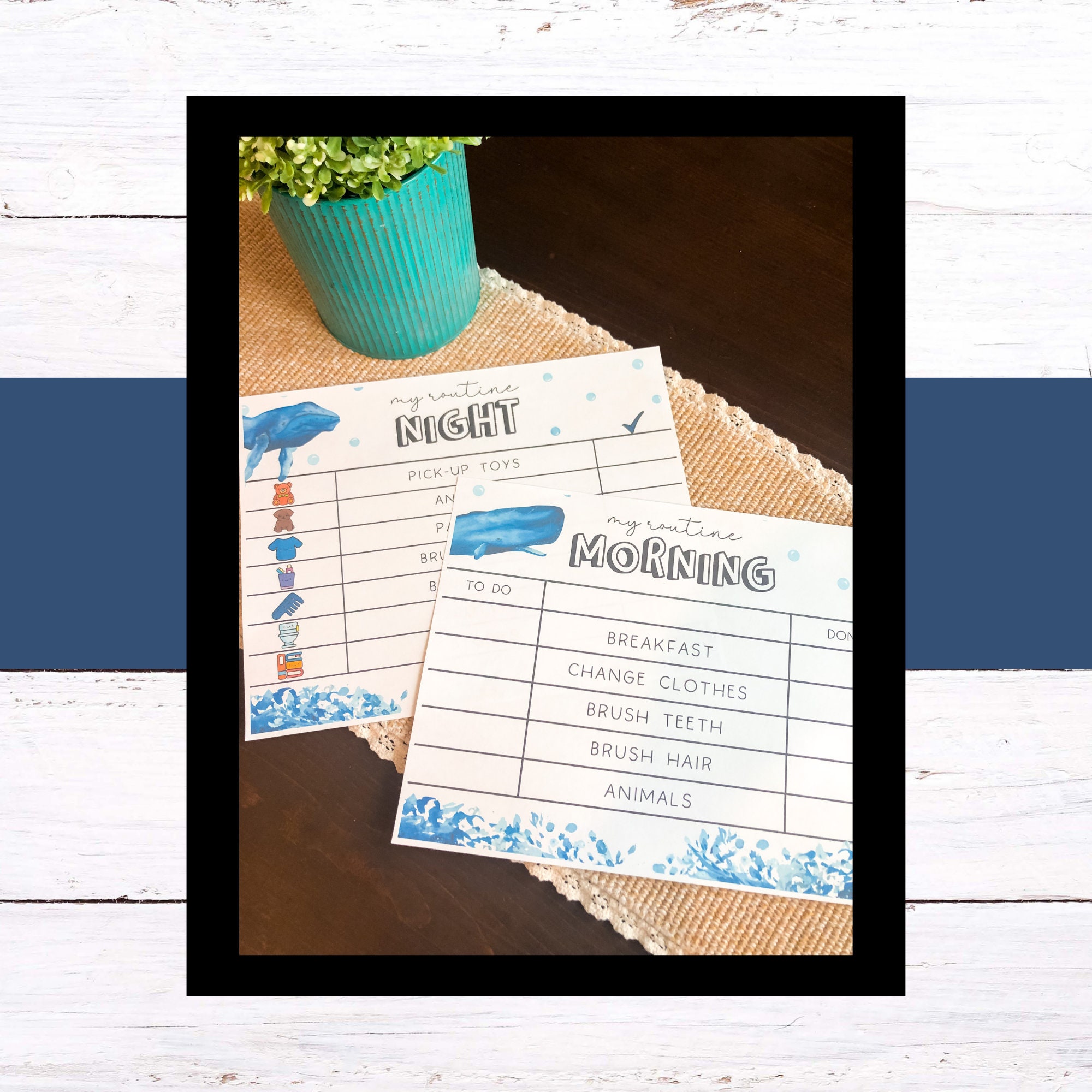 Daily Routine Chart Morning Checklist Get Ready for School Get Ready ...