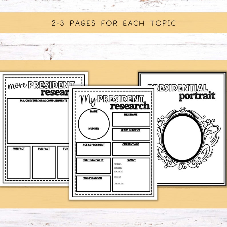 Research Worksheet Bundle | Printable Research Template | Essay ...
