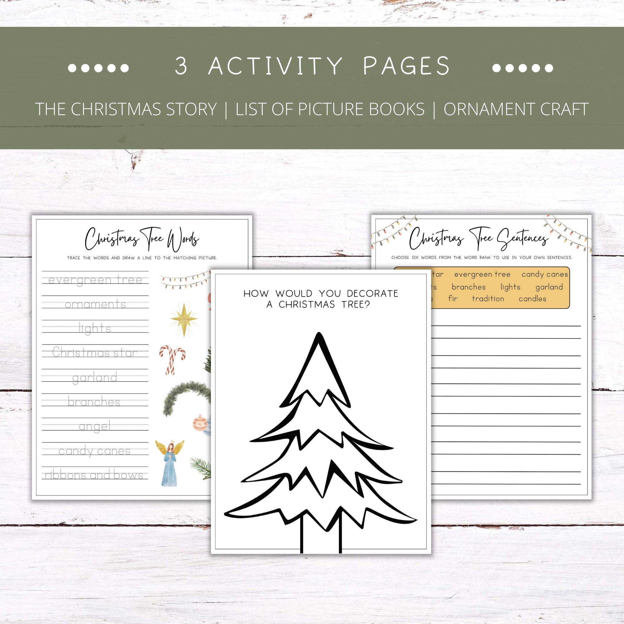 Christmas Morning Basket December Morning Menu Homeschool Printables - Etsy