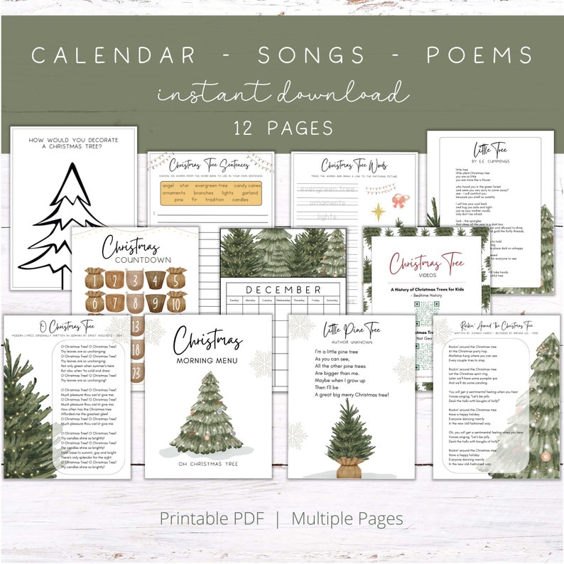 Christmas Morning Basket | December Morning Menu | Homeschool ...