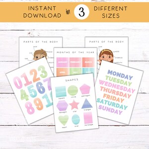 Set of 10 Educational Posters | Learning Posters | Homeschool Prints ...