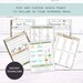 Morning Menu Pages Forest Design Calendar Pages Homeschool Morning Menu ...