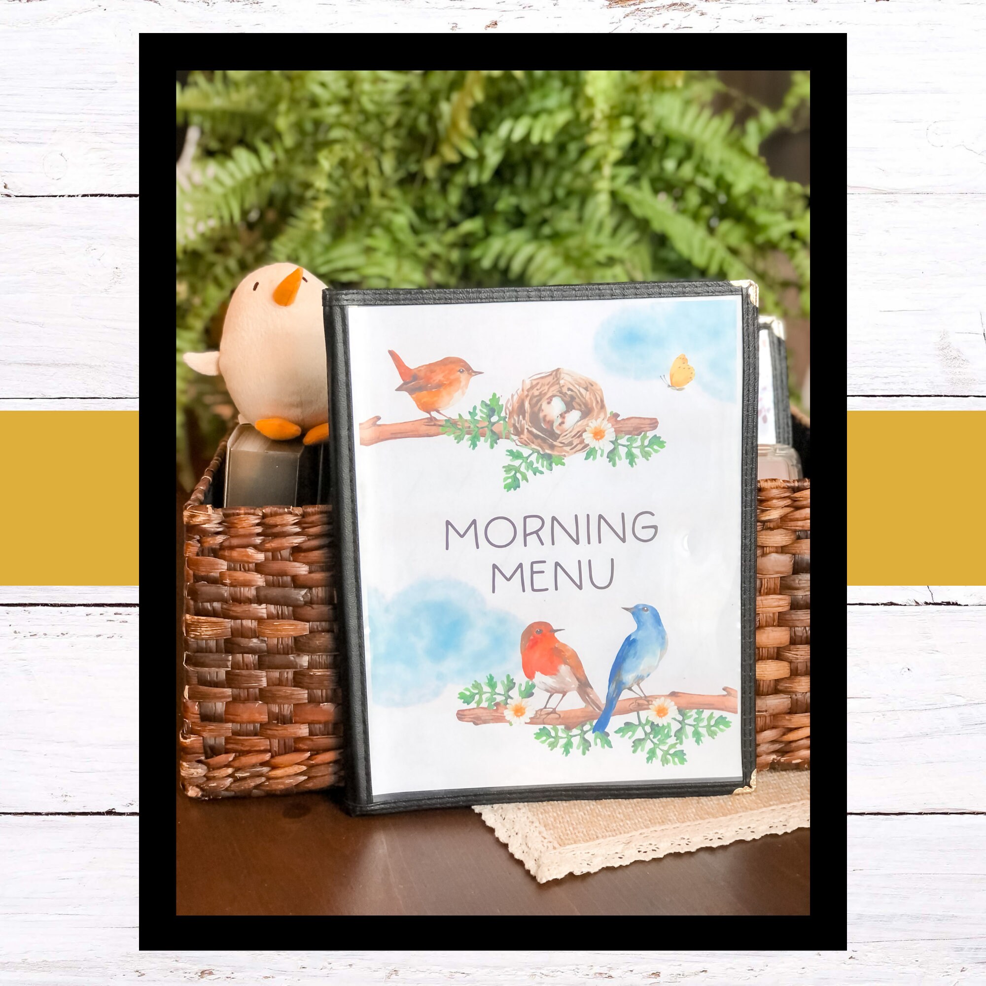 Beautiful Bird Calendar Pages | Homeschool Morning Menu With Calendar ...