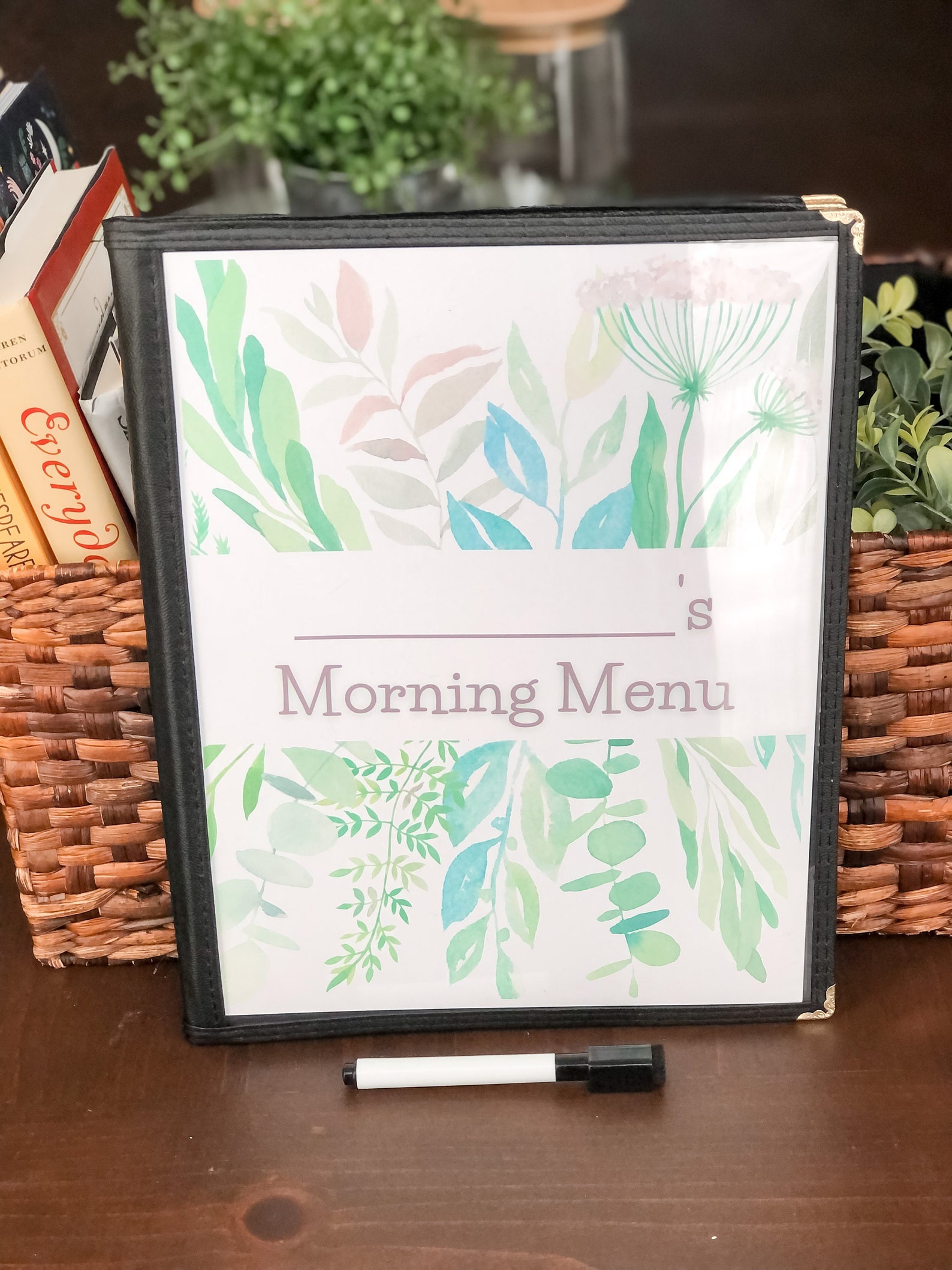 Morning Menu Pages Homeschool Morning Menu Calendar Pages Morning Time ...