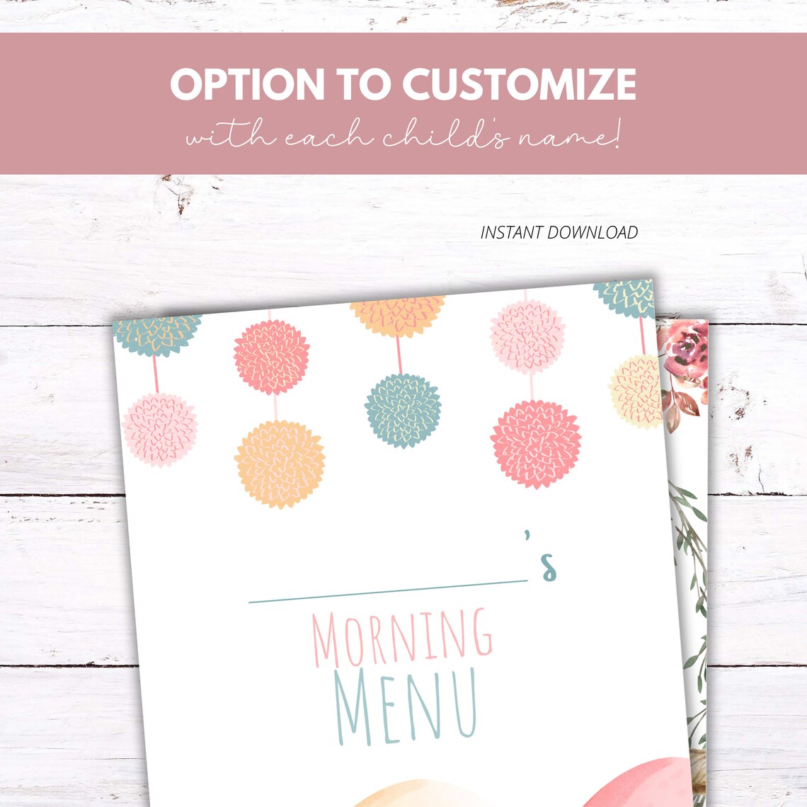 Seasonal Morning Menu Covers Morning Time Binder Covers - Etsy