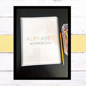 Alphabet Workbook | Letter of the Week | Alphabet Cards - Etsy