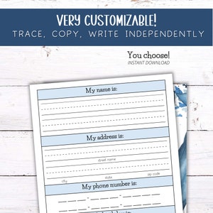 Morning Menu Pages - Blue Ocean | Calendar Pages | Homeschool Morning ...