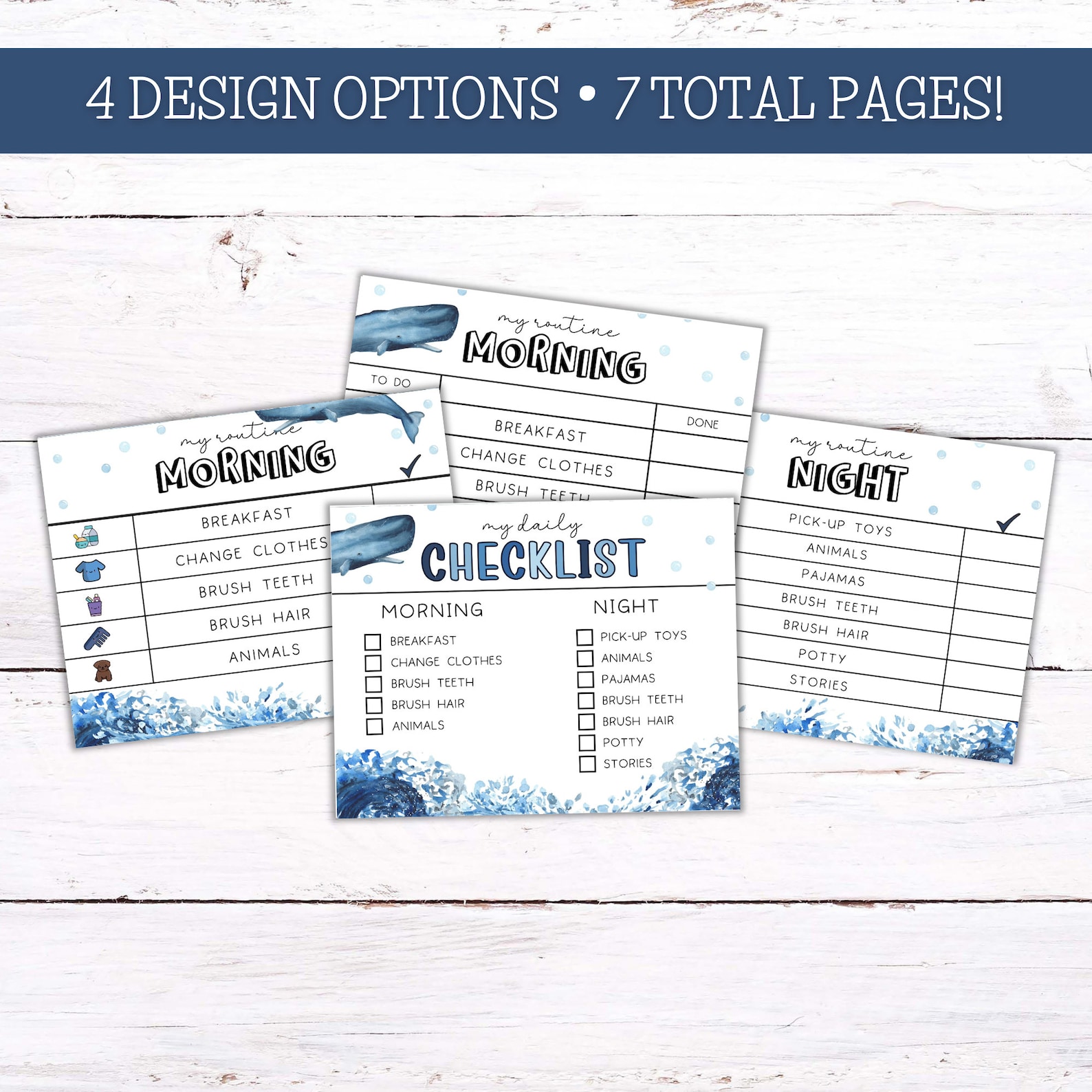 Daily Routine Chart | Morning Checklist | Get Ready for School | Get ...