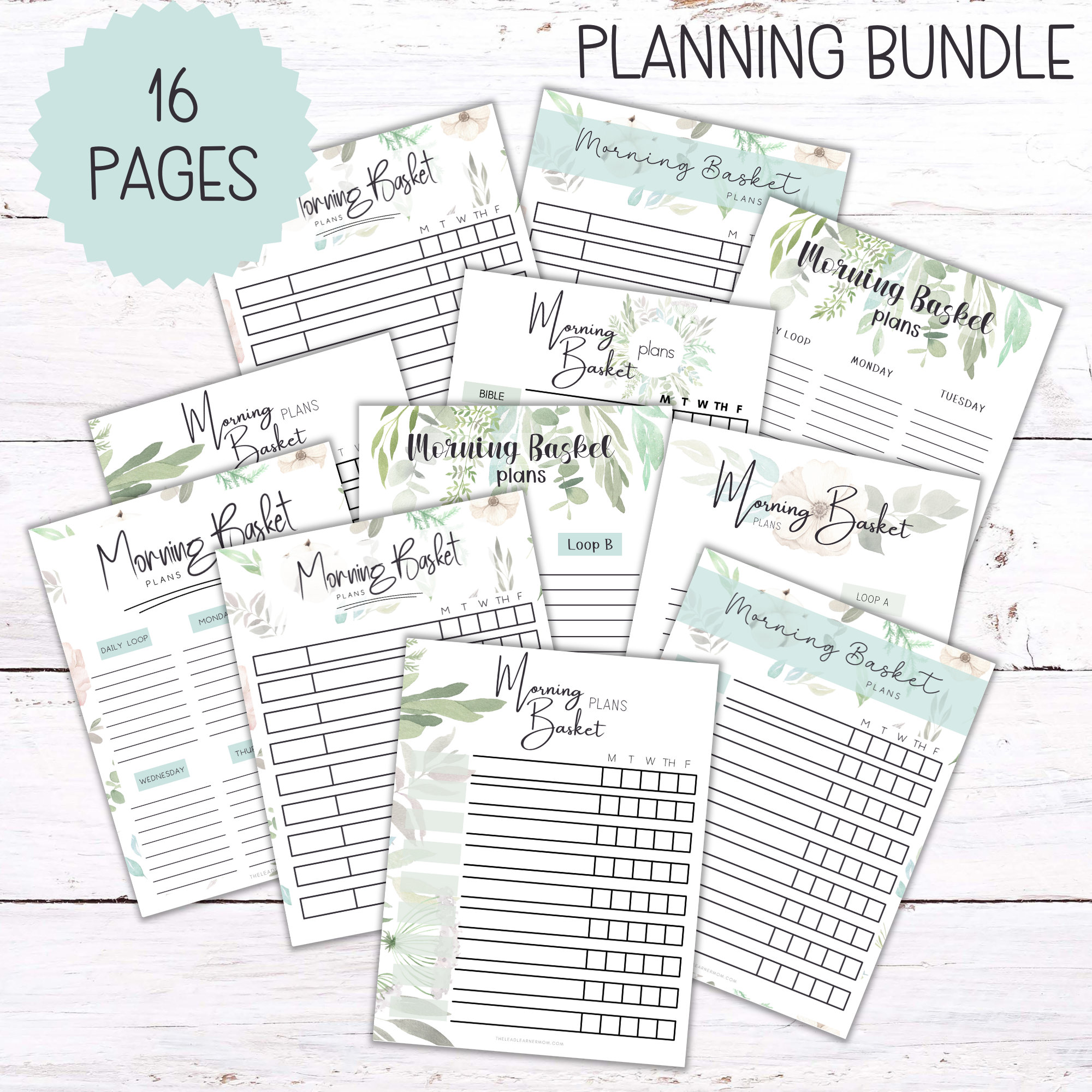 Homeschool Morning Basket Schedule | Morning Basket Planner ...