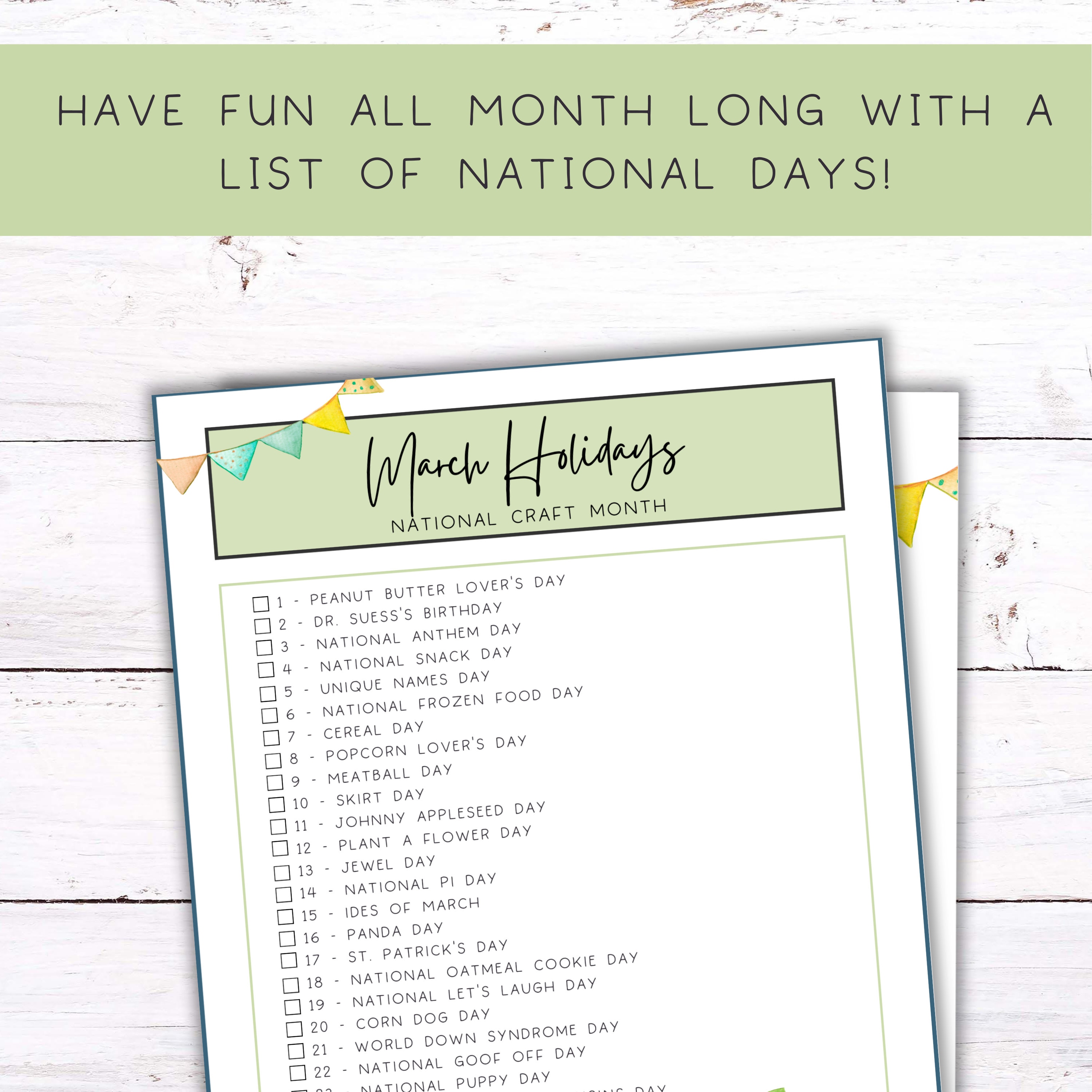 March Bundle Morning Menu St. Patrick's Day Printables - Etsy