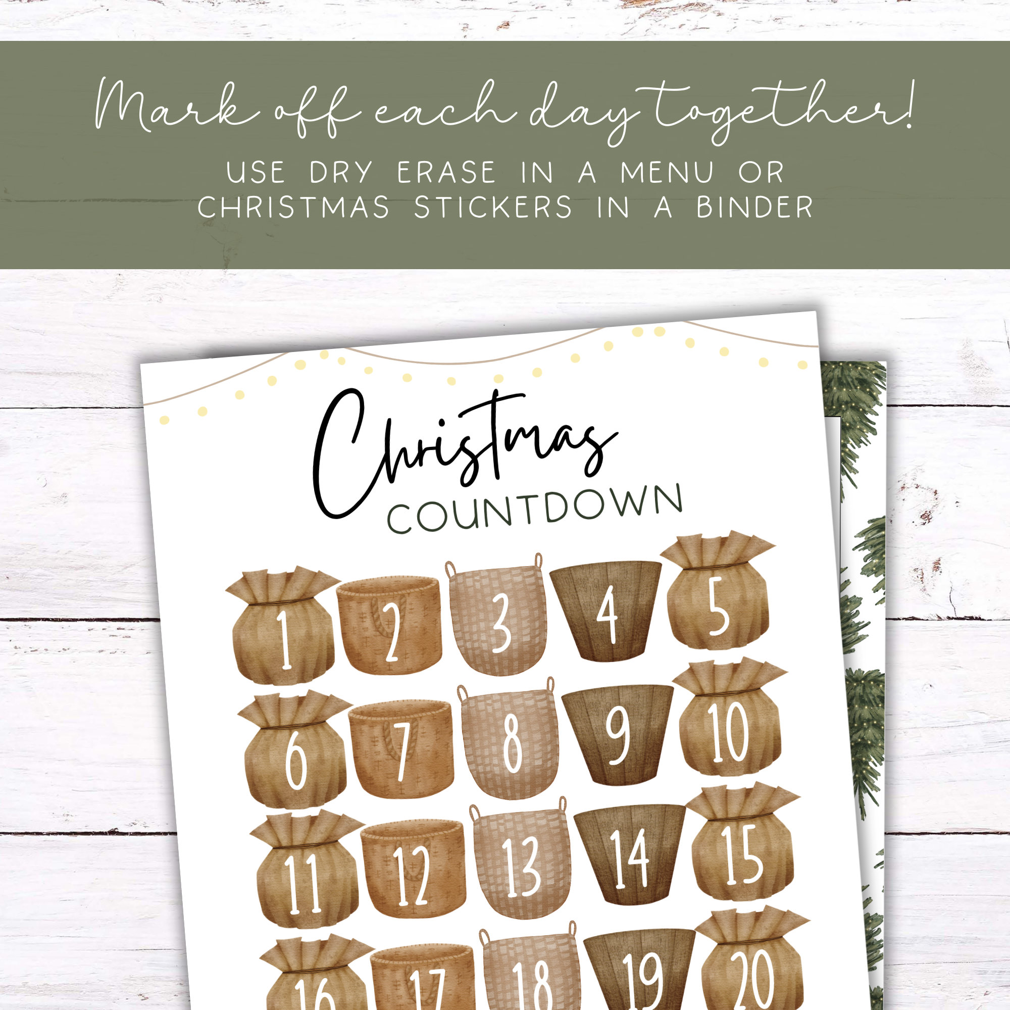 Christmas Morning Basket December Morning Menu Homeschool Printables - Etsy