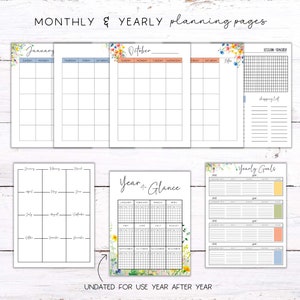Homeschool Planner | Undated Planner | Homeschool Trackers | Printable ...