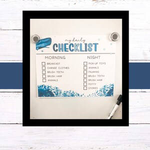 Daily Routine Chart | Morning Checklist | Get Ready for School | Get ...
