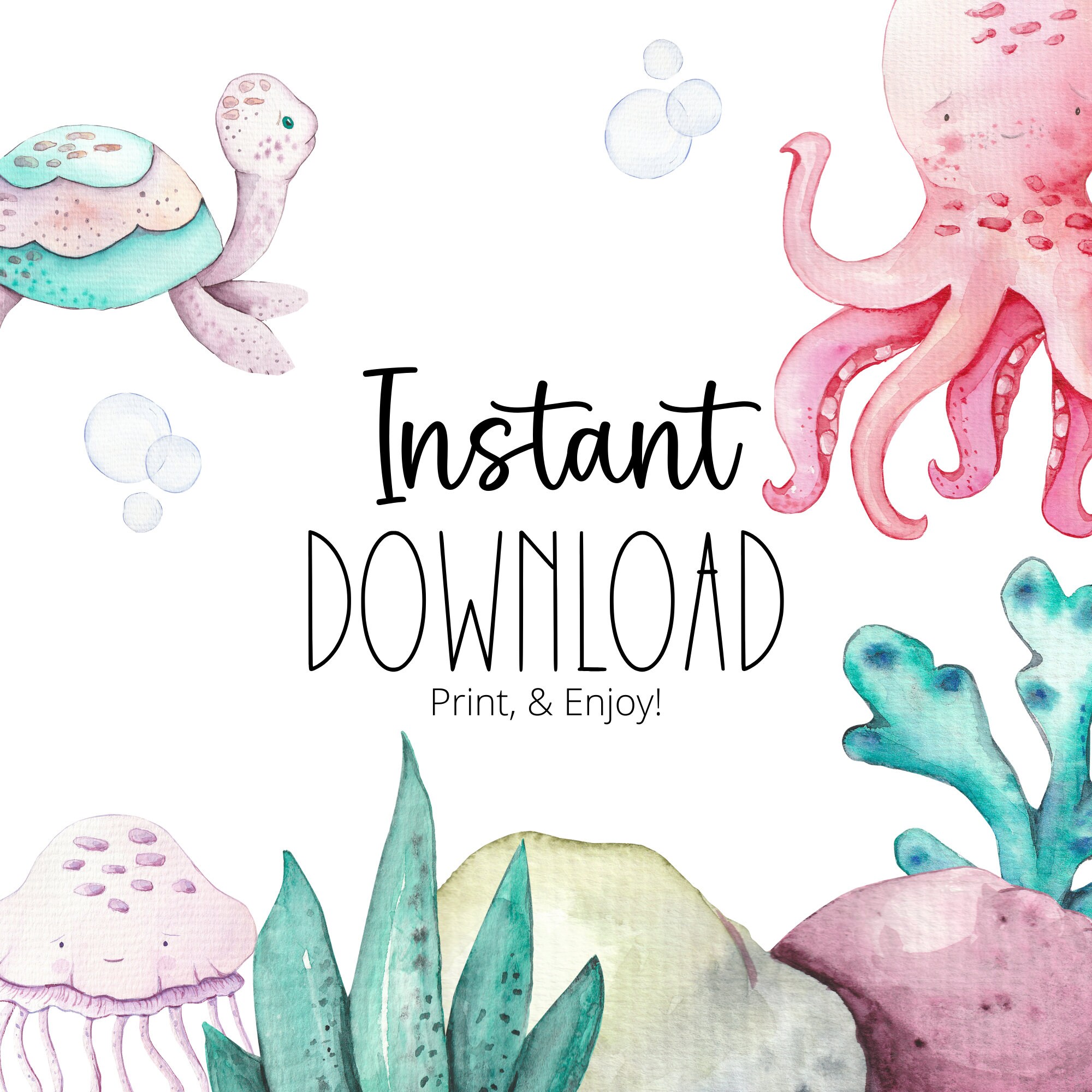 Morning Menu Pages Under the Sea Calendar Pages Homeschool Morning Menu ...