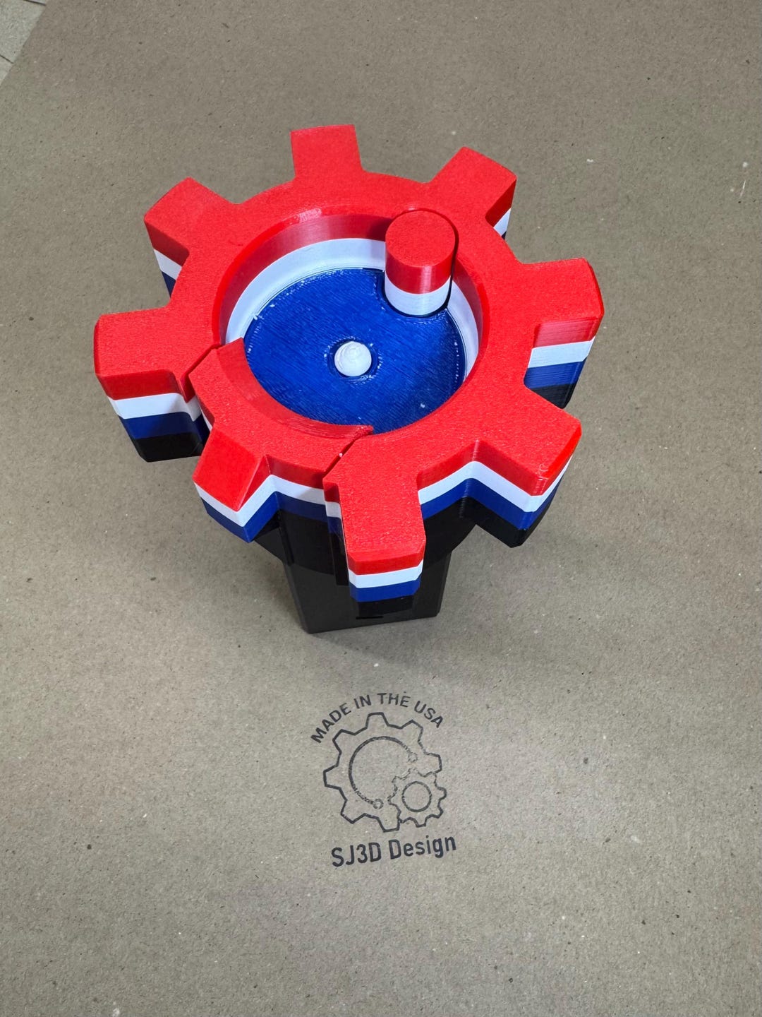 RED WHITE & BLUE AR15 Bolt Head Multi Pin Hitch, Pew Pew. All Size ...