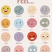 Feelings Printable Poster | Printable Wall Art | How I Feel Poster ...