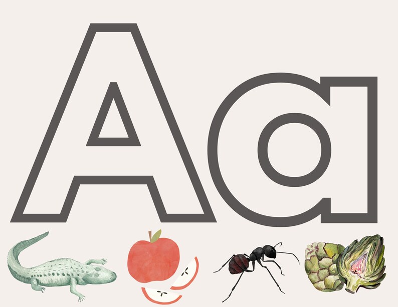 Alphabet Tracing Playdough Mats Alphabet Printable Letter - Etsy