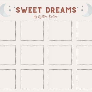 Morning and Nighttime Visual Routine Chart Schedule and Routine Chart ...