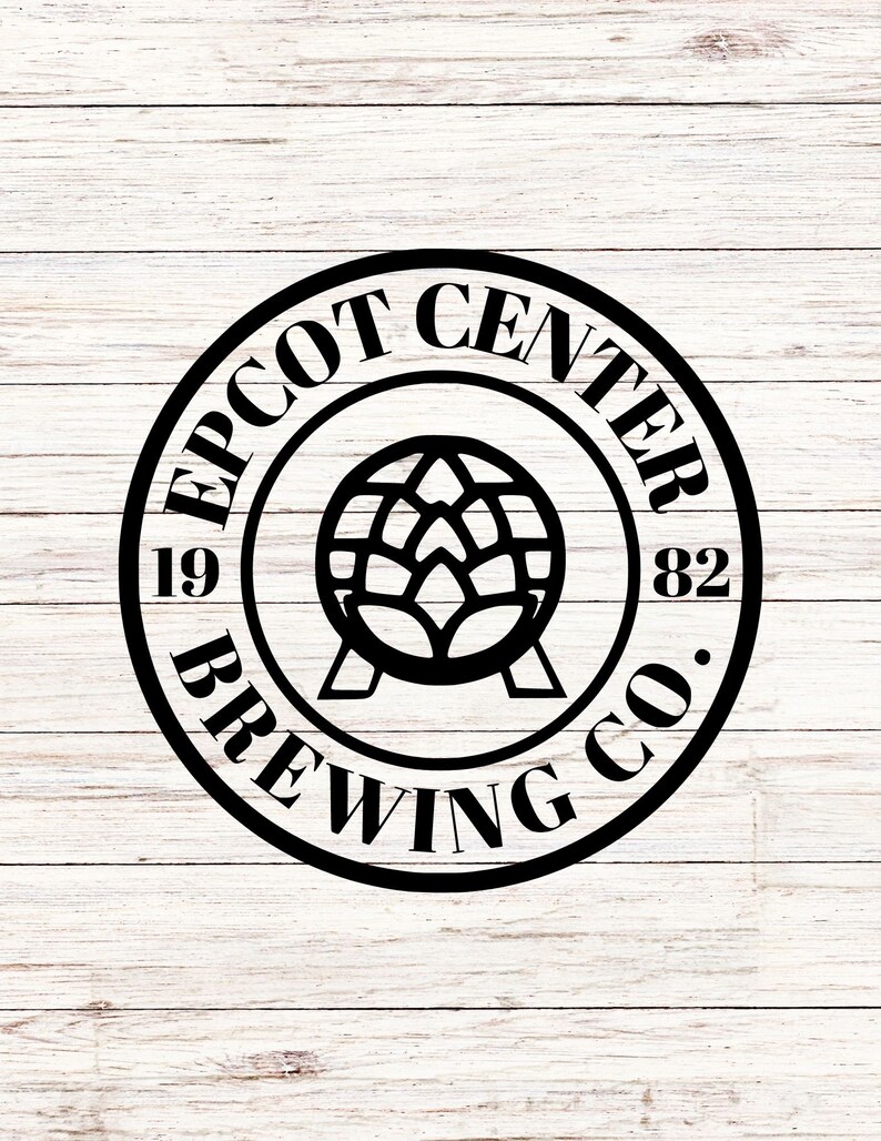 EPCOT Center Brewing Co Customize Gift Svg Vinyl Cut File - Etsy