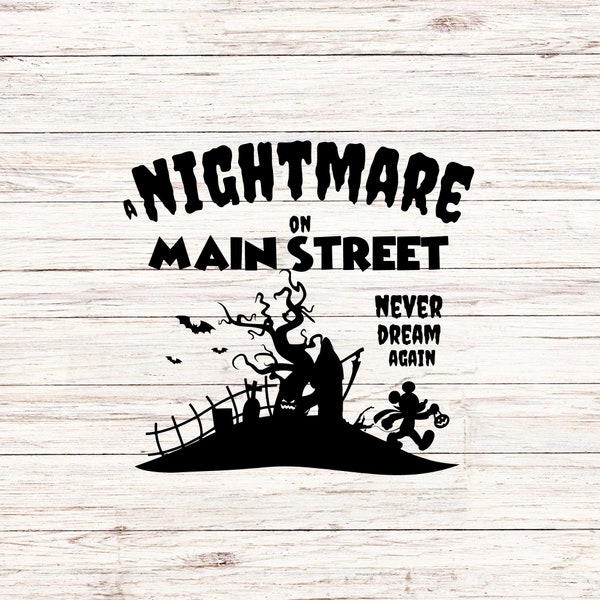 Nightmare on Main Street Png - Etsy