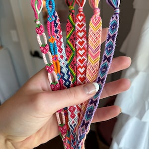 Custom Friendship Bracelets | Friendship | Embroidery Thread Bracelets ...