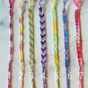 Custom Friendship Bracelets | Friendship | Embroidery Thread Bracelets ...