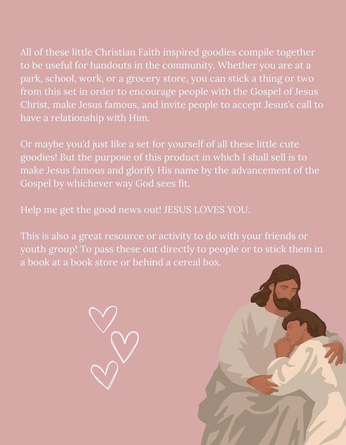 Christian Missionary Set | Scripture and Gospel Card Handouts ...