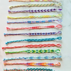 Custom Friendship Bracelets | Friendship | Embroidery Thread Bracelets ...