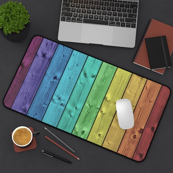 Rainbow Mouse Pad - Etsy