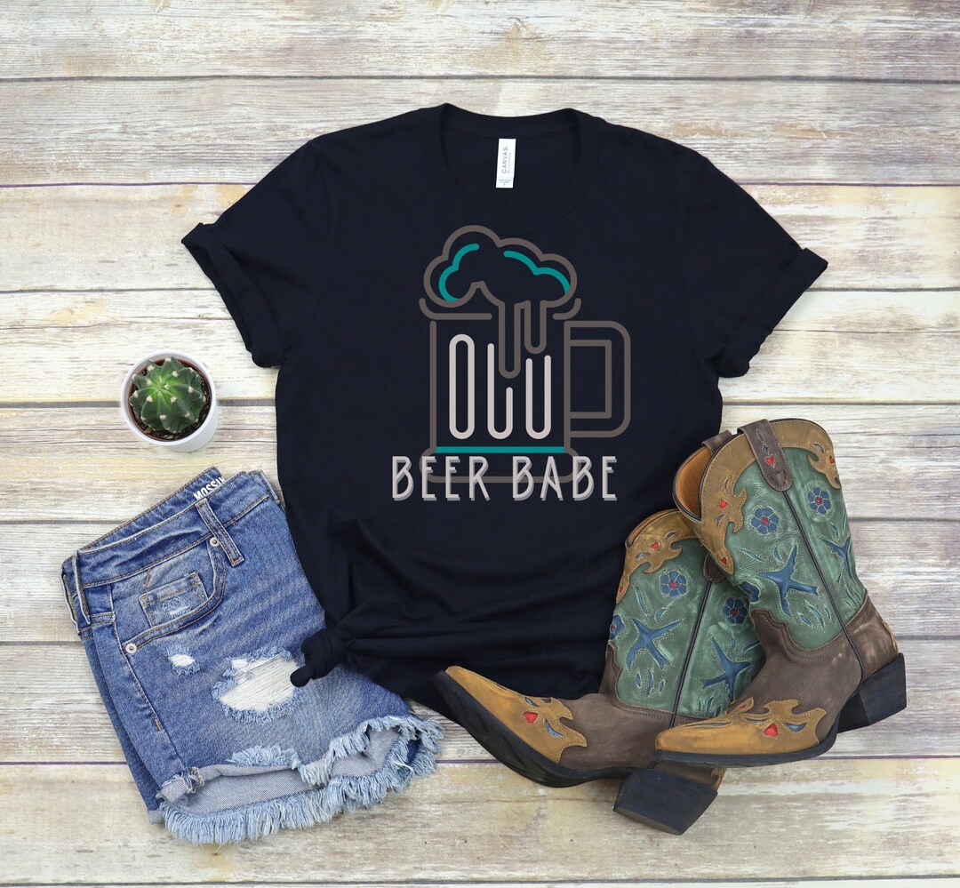 Beer Babe Shirt, Girls Drink Beer, Girls Love Beer, Beer Drinker ...