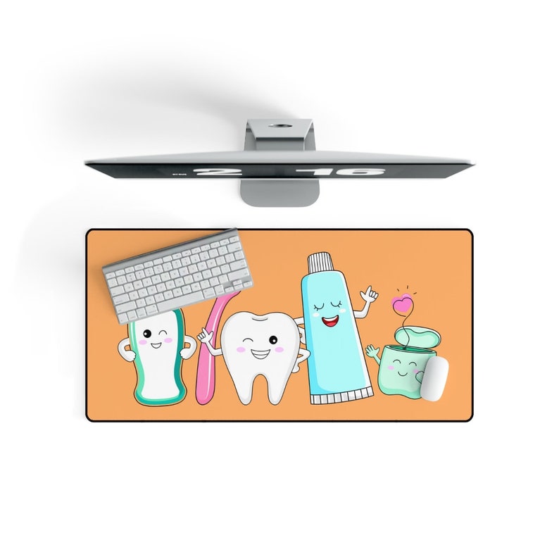 Dental Desk Mats, Dental Assistant Gift, Dentist Jumbo Mousepad, Dental ...