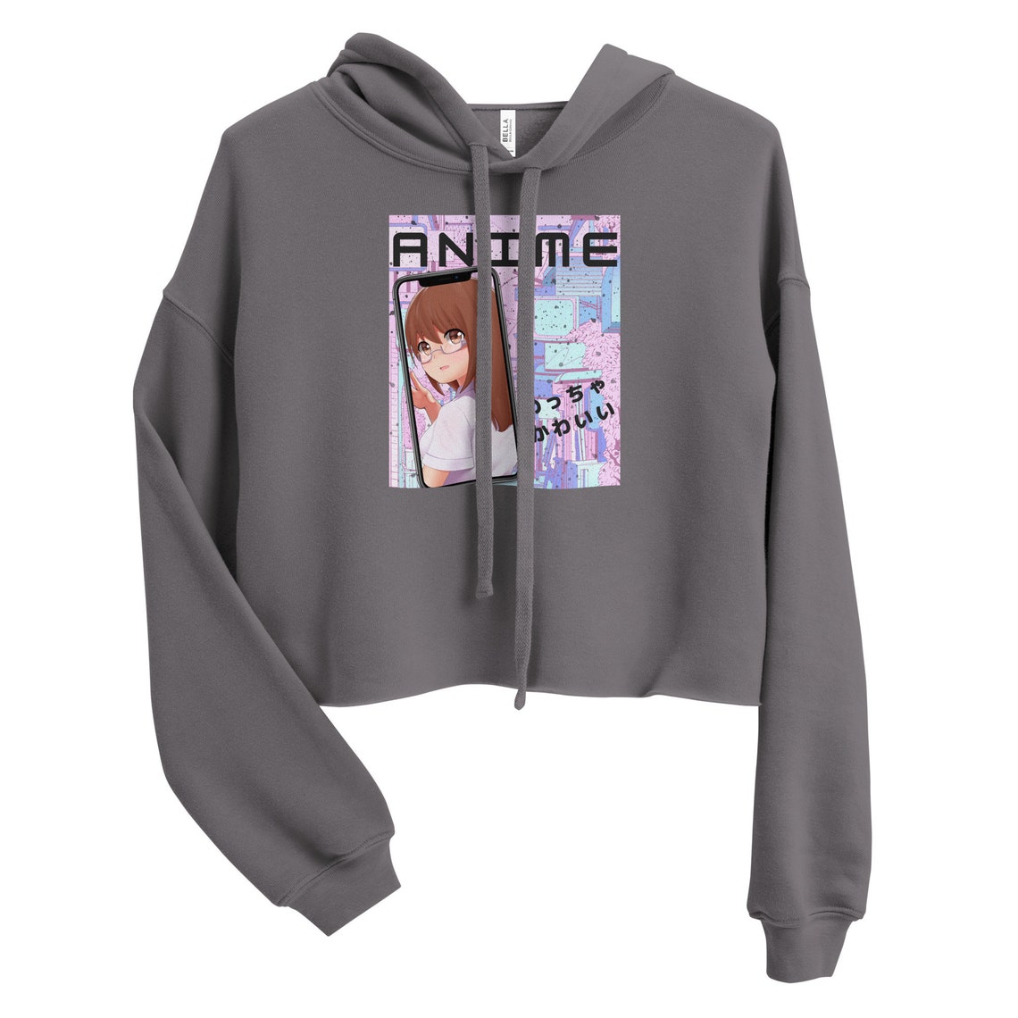 Crop Hoodie Anime Kawaii - Etsy
