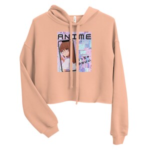 Crop Hoodie Anime Kawaii - Etsy