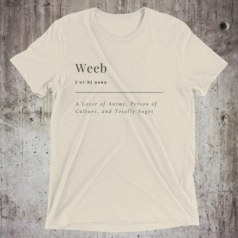 Weeb Short Sleeve T-shirt - Etsy