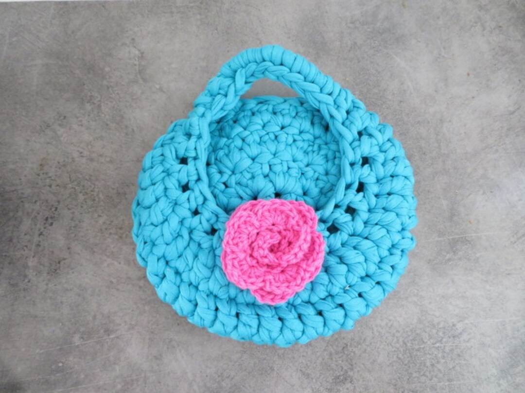 Turquoise Crochet Hanging Pod/basket - Etsy